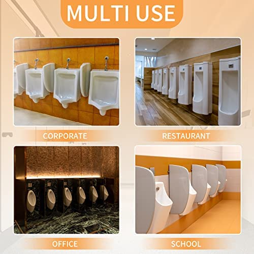 NEW EMBARK Urinal Screen Deodorizer - Urinal Cakes Anti-Splash Urinal Screen for Toilets at Home Office Bar Gyms Restaurants Schools - Toilet Urinal Guard with Lemon and Orange Scents 6.3"x6.3", 10pcs