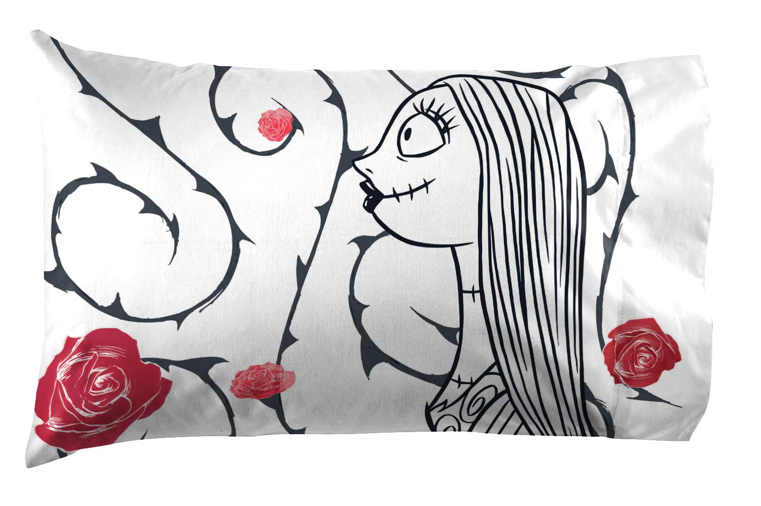 Jay Franco Disney Nightmare Before Christmas Moonlight 5 Piece Twin Bed Set - Includes Reversible Comforter & Sheet Set - Features Jack Skellington and Sally - Super Soft Microfiber