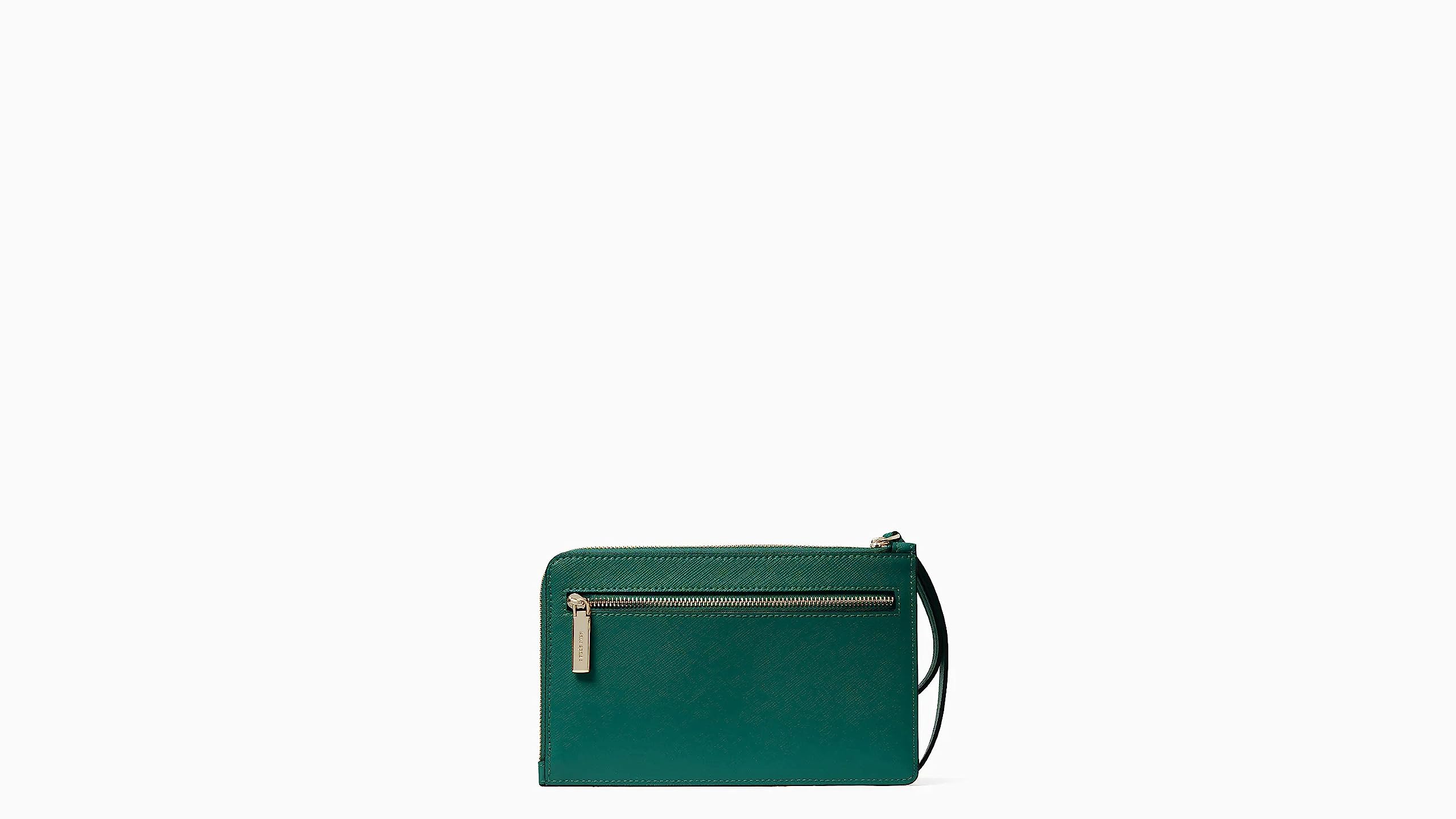 Kate Spade New York Staci Medium L Zip Wristlet (Green)