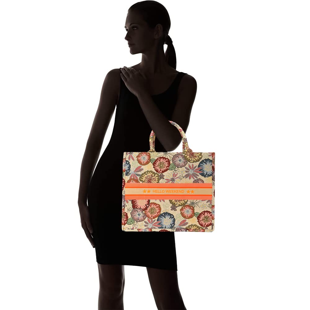 Large Tote Bag for Women, Embroidery Handbags for Women Weekender Handbags