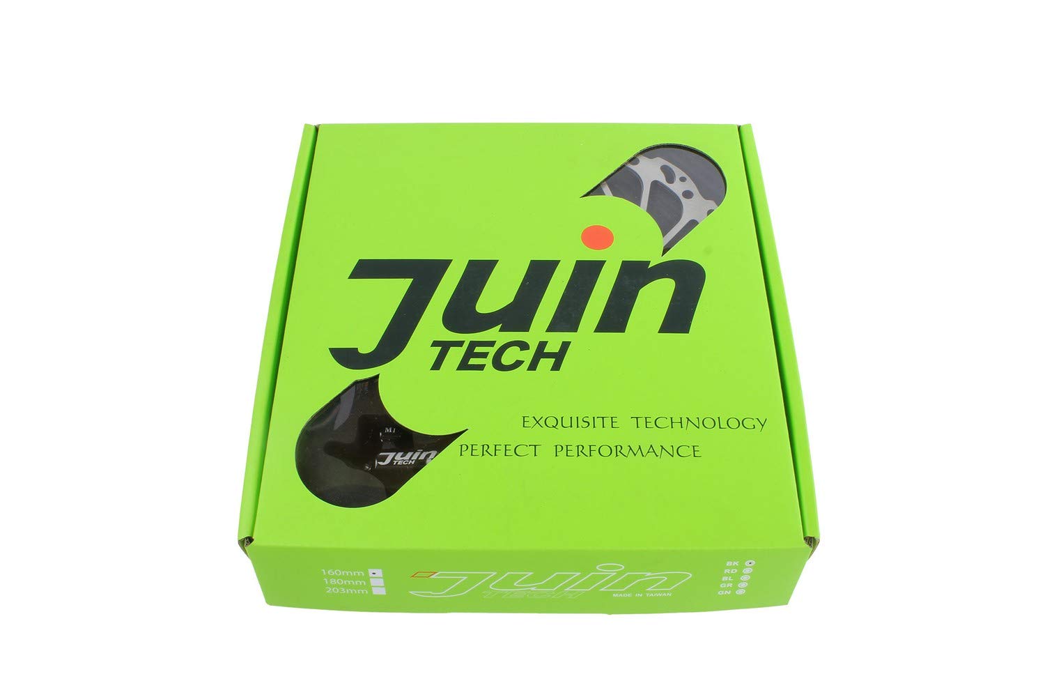 Juin Tech M1 Cable Actuated Hydraulic Bicycle Bike Disc Brake Caliper Set Extra Powerful Hybrid Brake for Road/Mountain/Cyclocross/Gravel/E-Bike/Folding Bike etc. use (Black)