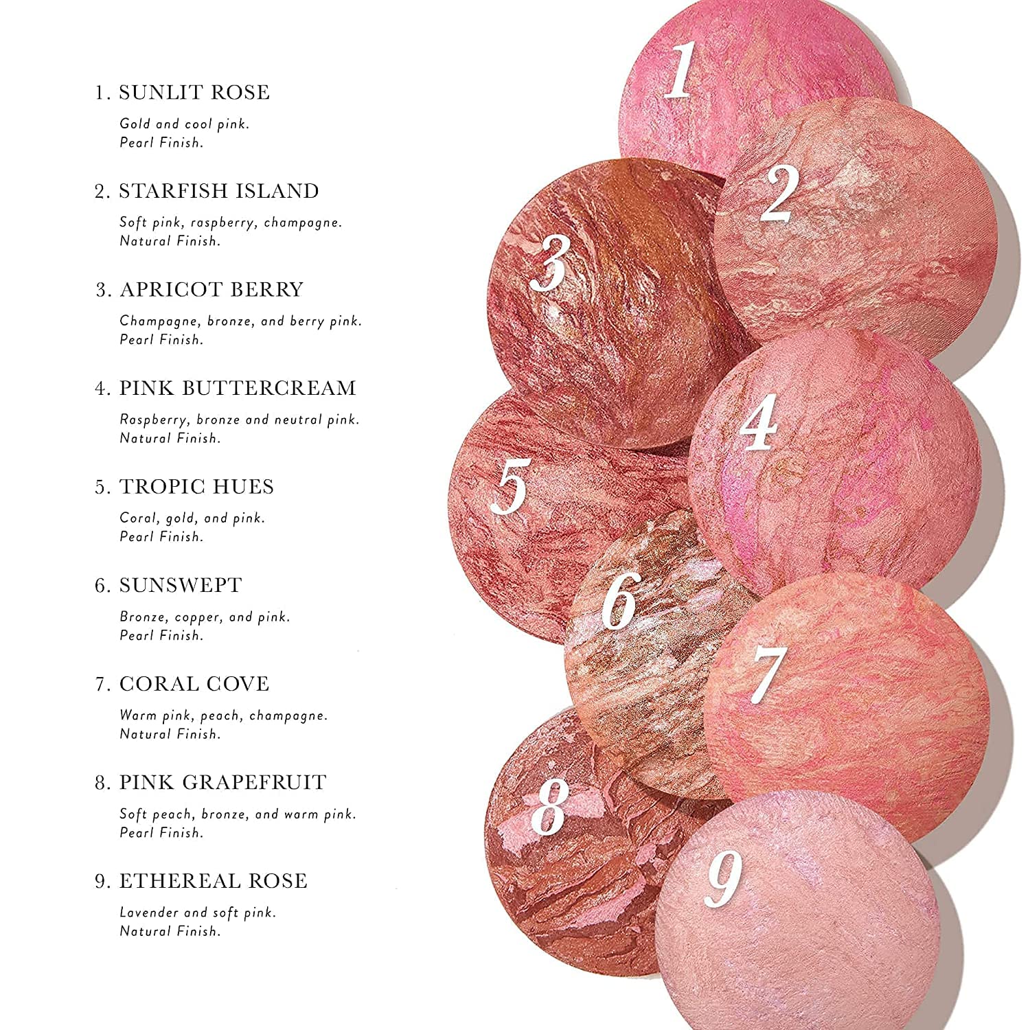 LAURA GELLER NEW YORK Baked Blush-n-Brighten Blush, Pink Grapefruit + Modern Classic Cream Lipstick, Mauve Majesty