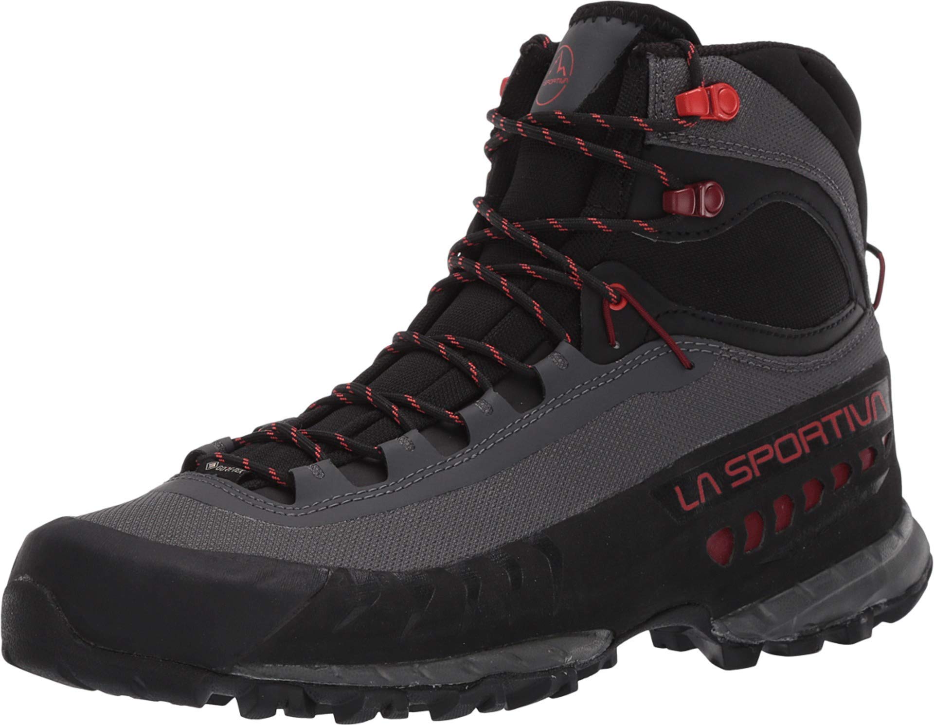 La Sportiva Mens TXS GTX Hiking Boots, Carbon/Chili, 12