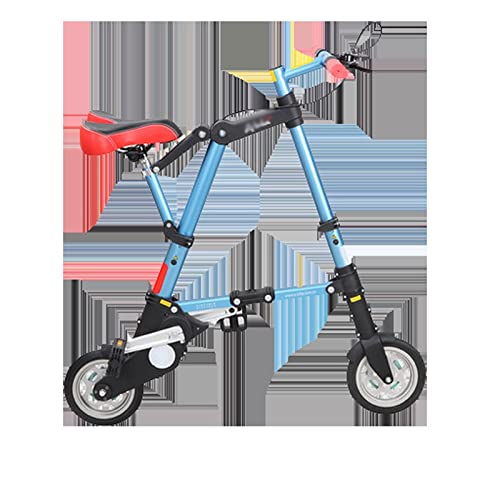 QYTECddzxc Adult Electric Bicycles Easy Carrying Folding Bicycle (Color : Rojo)