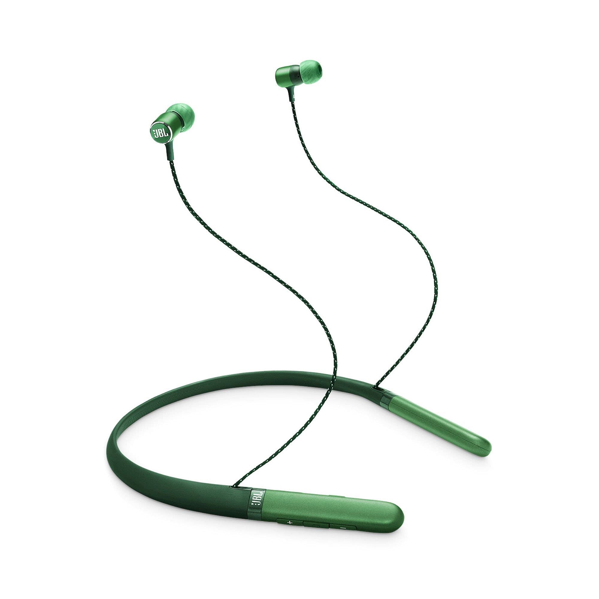 JBL Live 200 In-Ear Neckband Wireless Headphone - White (JBLLIVE200BTWHTAM)