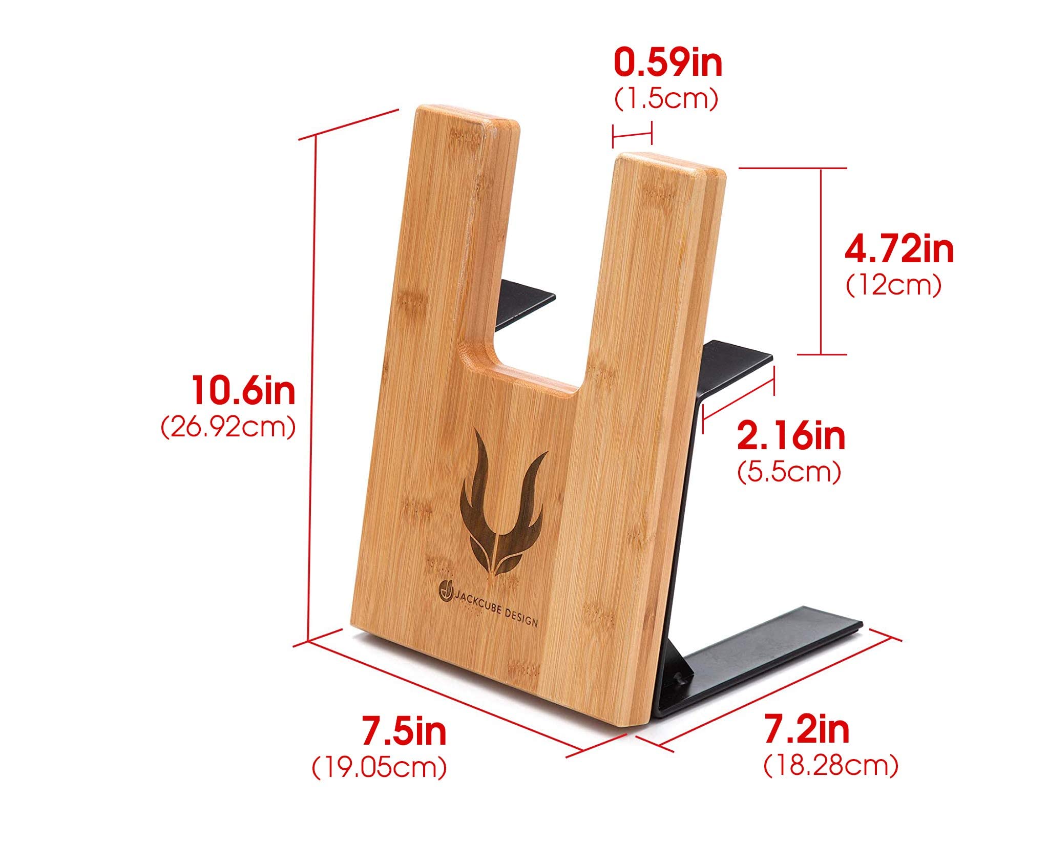 J JACKCUBE DESIGN Skateboard Storage Holder - Skateboard Display Holder, Standing Storage, Skateboard Accessories for Portable Display or Skateboard Parking lot - MK501A