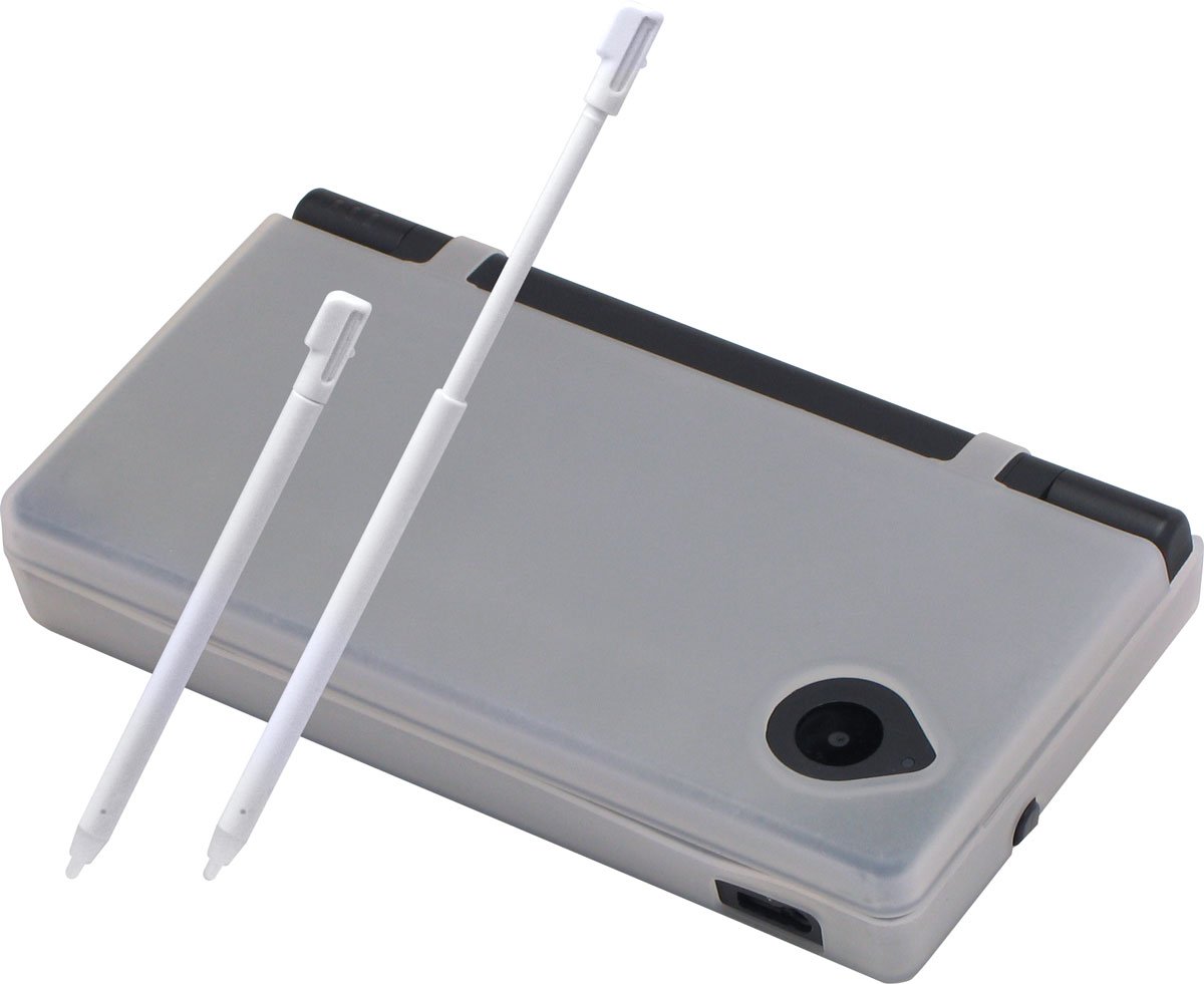 Hori (U.K.) Ltd. Officially Licensed Dsi Silicone Cover Protector & Stylus Set - White