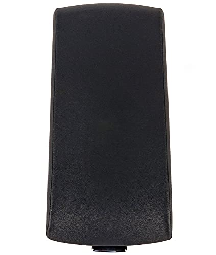 KARPAL Center Console Armrest Cover Lid Latch Hinge Leather Compatible With 2013-2018 Ford Flex FA8Z7406024AA 6-Speed Auto Trans Black