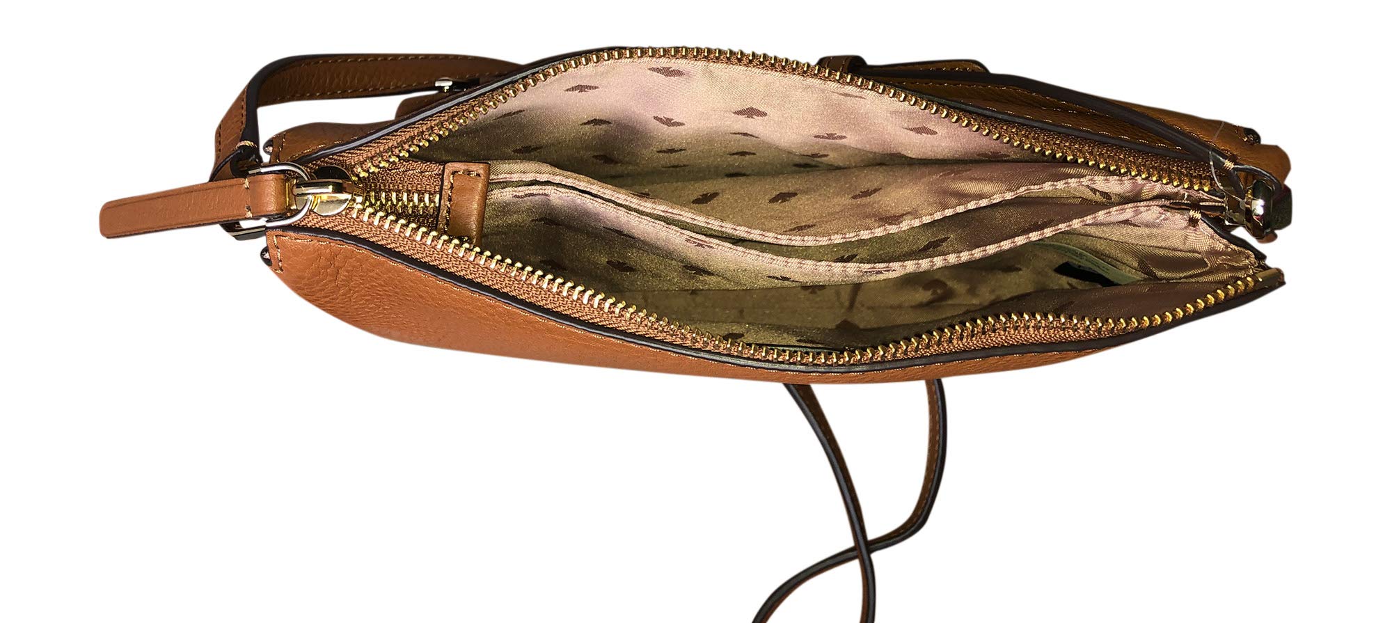 Kate Spade New York Triple Gusset Crossbody, Warm Gingerbread