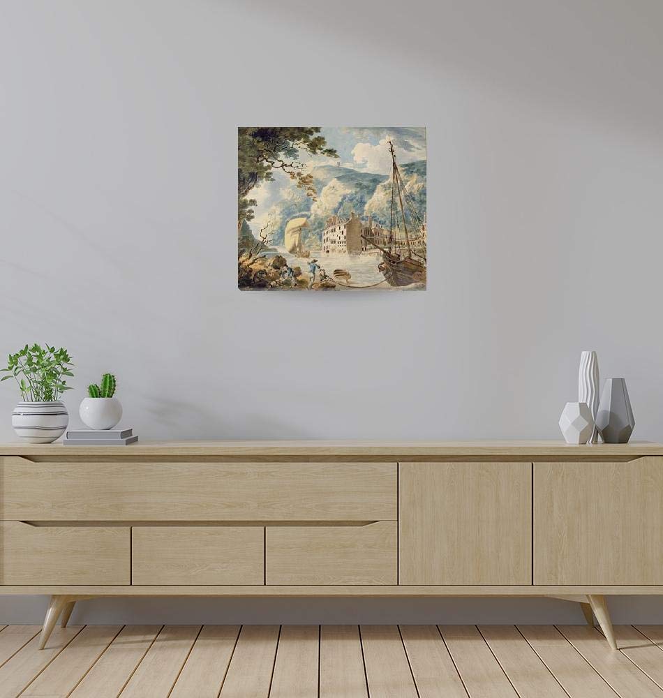 Imagekind Wall Art Print entitled Avon Gorge And Bristol Hotwell by The Fine Art Masters | 13 x 11