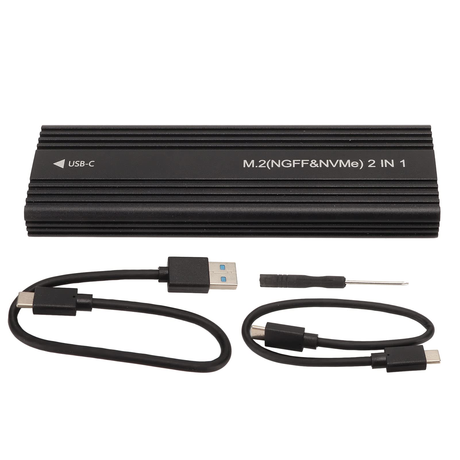 SSD Enclosure, SSD Case Efficient Heat Dissipation High Speed 10Gbps for Laptop