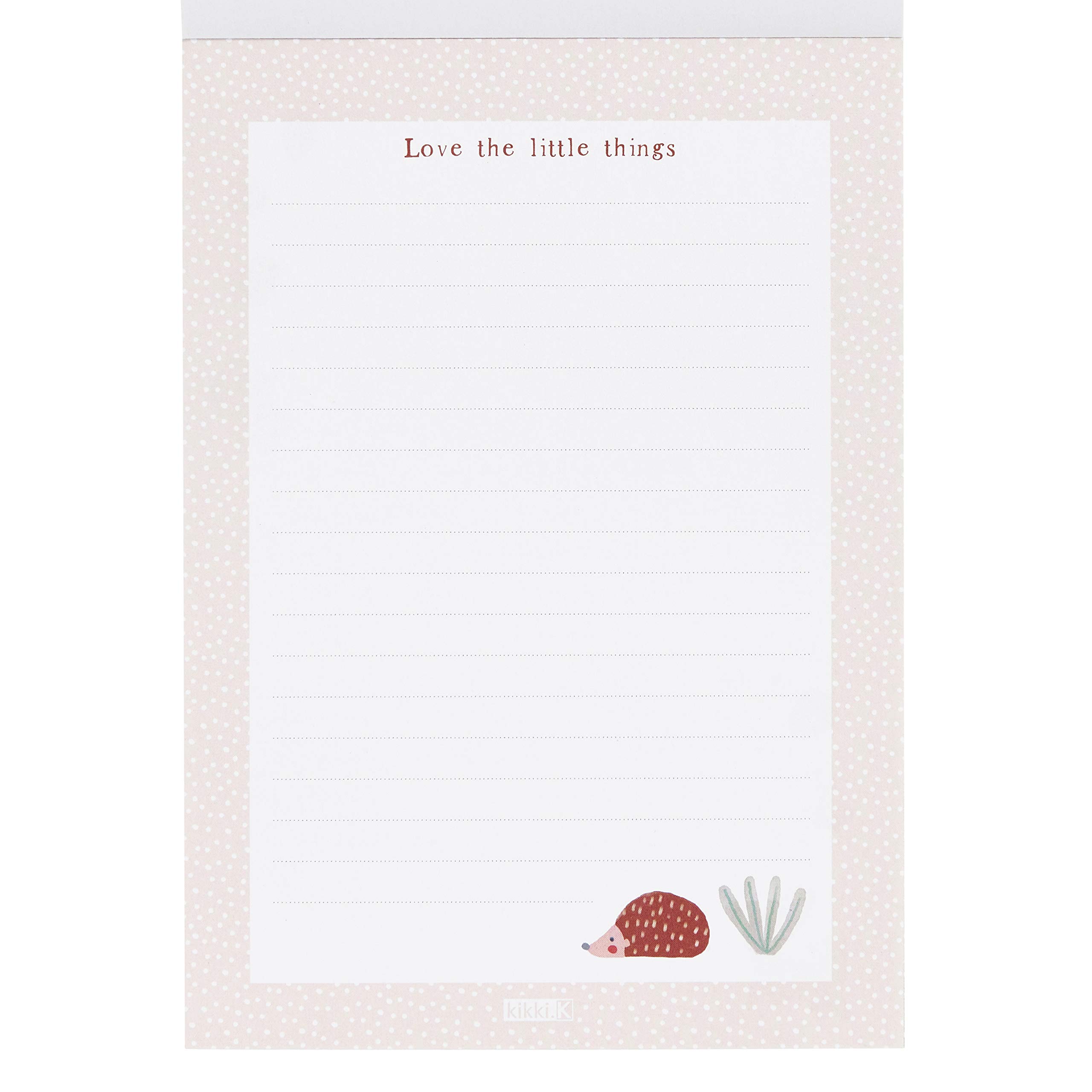 kikki.K Woodland Wanders Designer Collection - B6 Feature Notepad, Features a 120 Sheet Notepad with 16 Different Page Designs, Perfect Addition to Any Desk or Bag