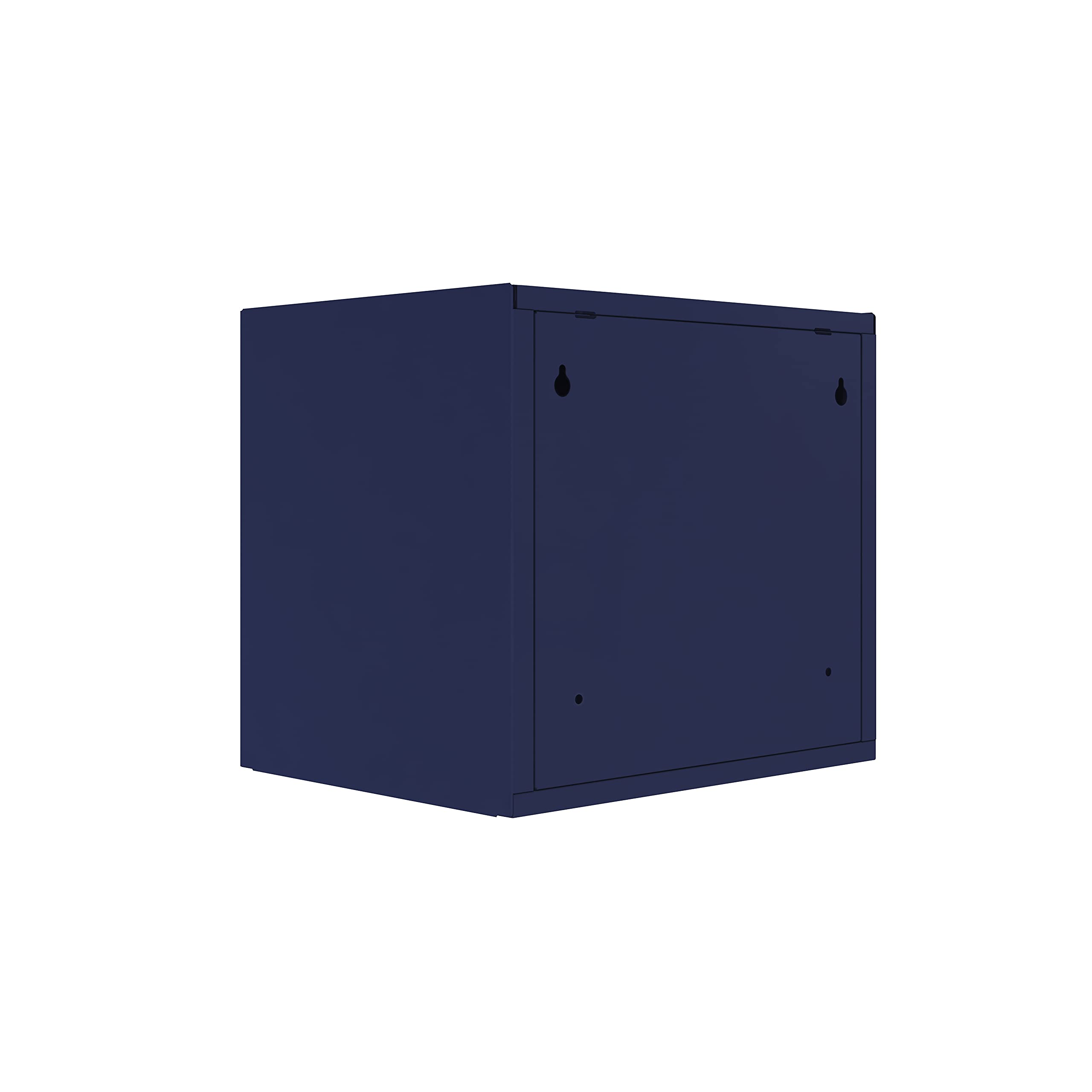 itbe Easy Fit Ready-to-Assemble Multipurpose Wall-Mounted Floating Steel Open Niche Cabinet (Blue)