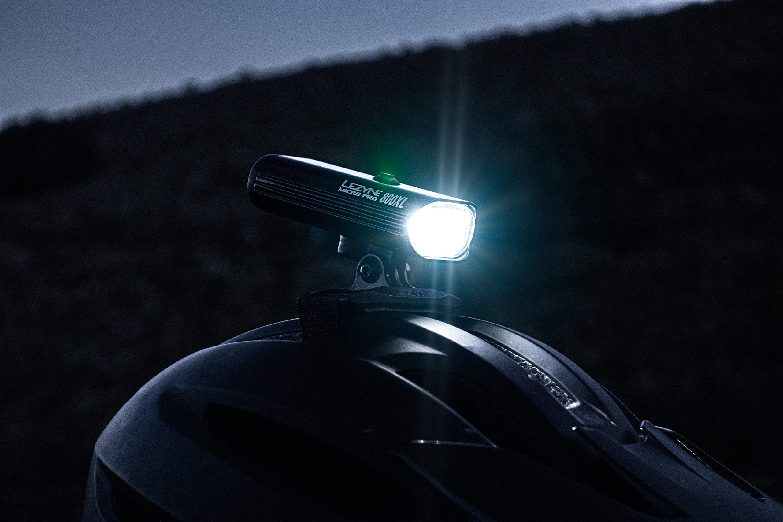 LEZYNE Helmet Micro Drive 800XL Bicycle Helmet Light, Durable CNC Aluminum, Bright 800 Lumens, USB Rechargeable, 87 Hour Runtime, Daytime Flash, Bike Headlight