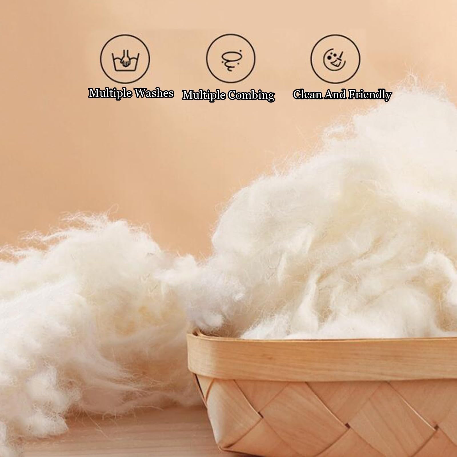 Wool Fleece Fitted Mattress Cover Pad with Straps - Breathable Lamb Folding Wool Mattress Protector Pure Wool Bed Topper Pure White Mattress(59 * 79")