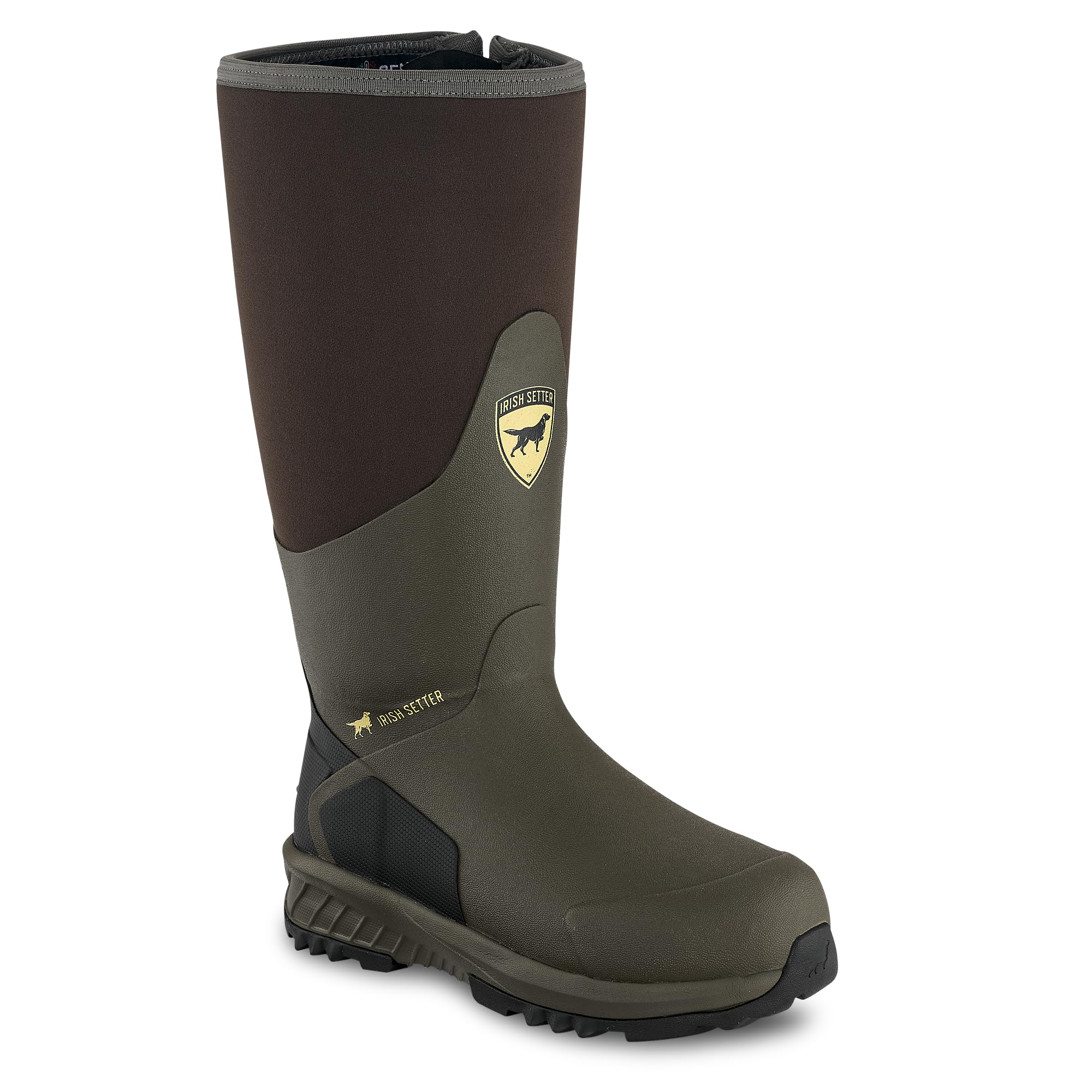 Irish Setter, MudTrek, Unisex, 17", Waterproof, Snake Guard, Full Fit, Hunting Boot, Brown, 12 E (Wide)