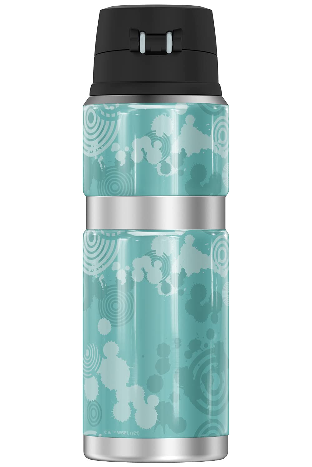 Looney Tunes Bugs Bunny Circle Pattern THERMOS STAINLESS KING Stainless Steel Drink Bottle, Vacuum insulated & Double Wall, 24oz