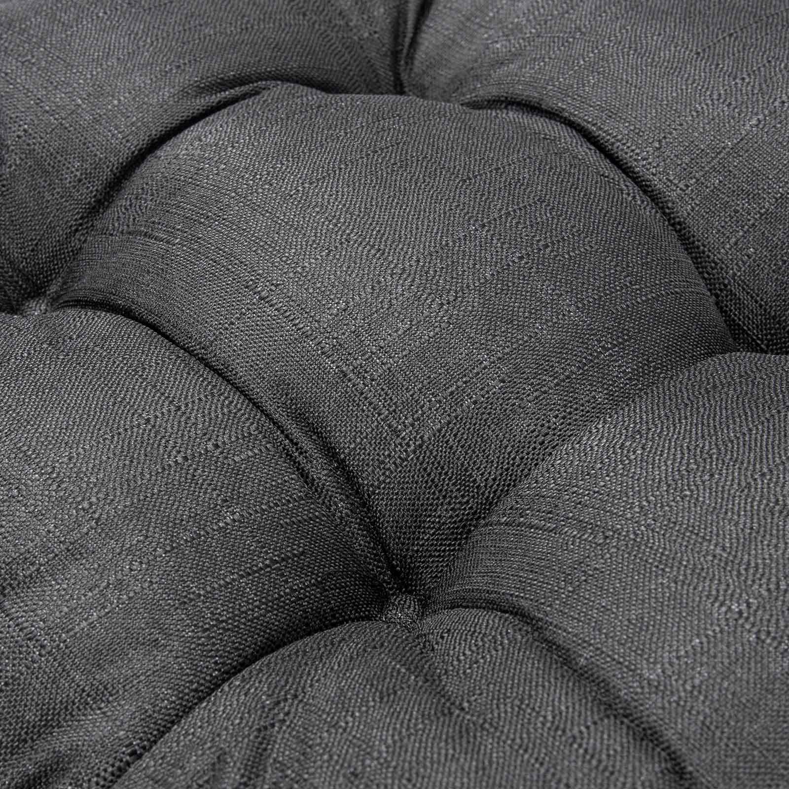 Kyaringtso Chair Cushions for Dining Chairs, 4 Pack Soft and Comfortable Chair Cushions Pads with Ties, Seat Cushions for Kitchen Chairs,Dining Room (4 Pack 17x16, Black)