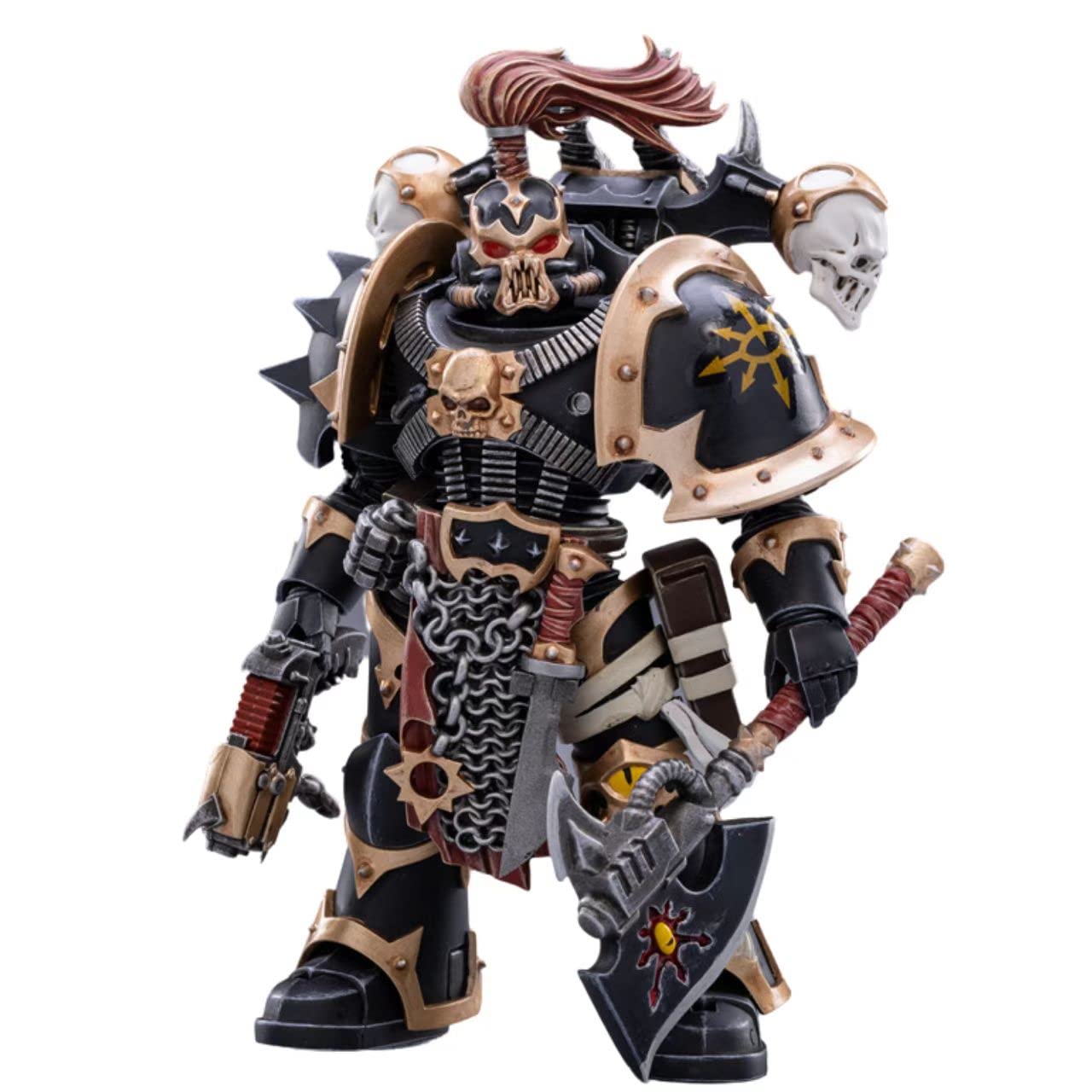 JOYTOY Warhammer 40,000 1/18 Action Figures Black Legion Narghast Collection Model