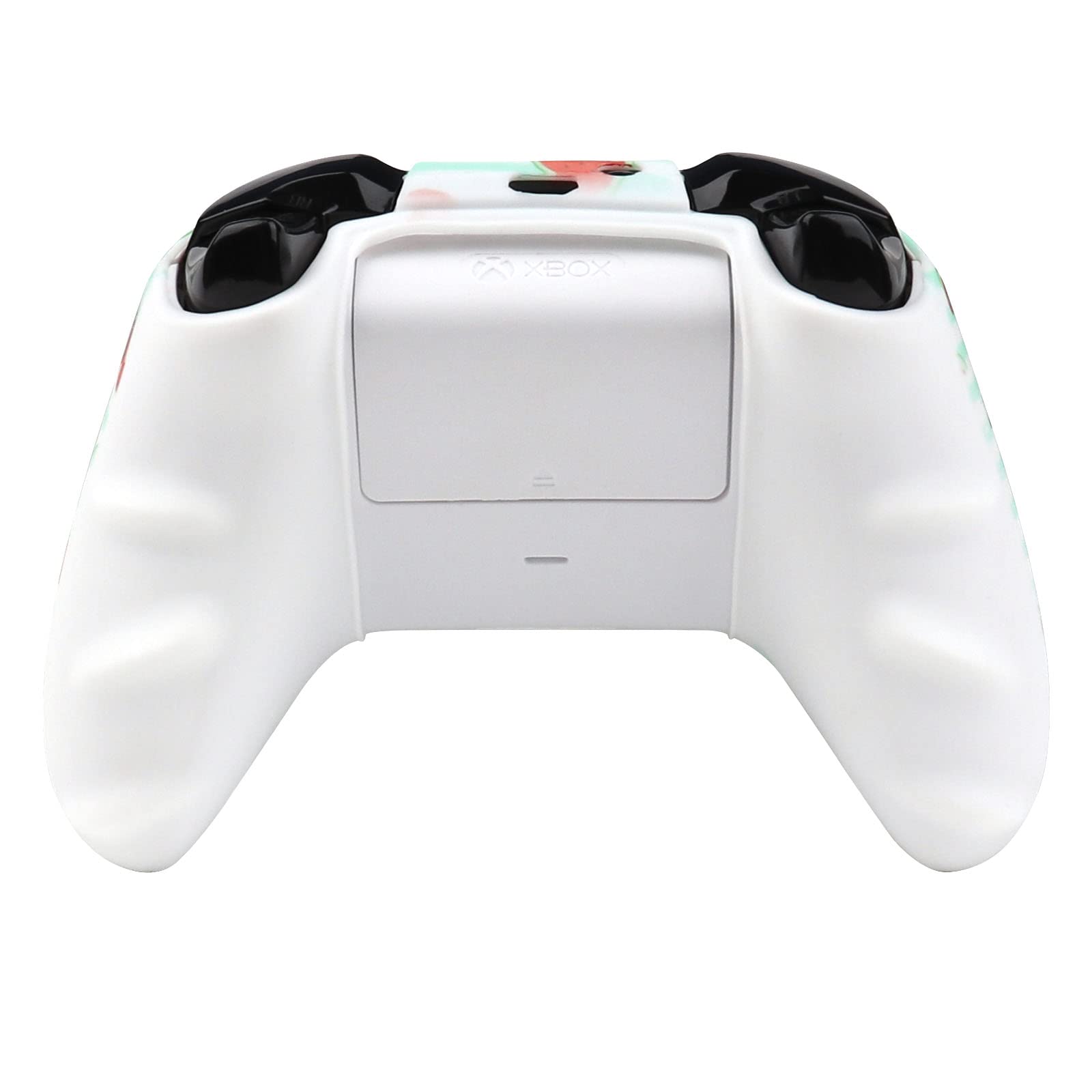 RALAN Fruit Controller Skin for Xbox One, Anti-Slip Silicone Controller Cover Protector Case Compatible for Xbox 1 Wireless/Wired Gamepad Joystick with 8 Cute Thumb Grips Caps