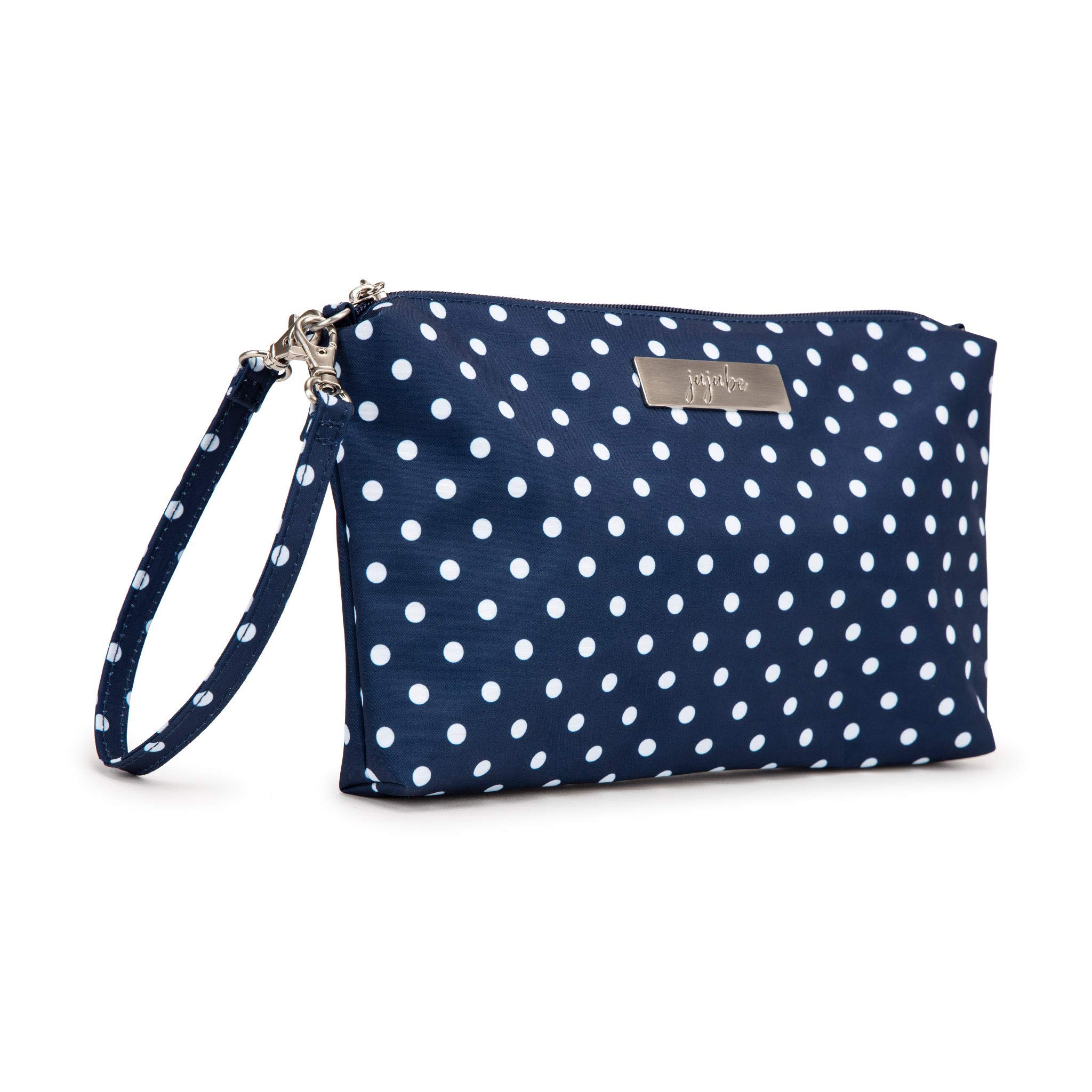 JuJuBe | Be Quick Shoulder Bag/Wristlet Purse Organizer for Travel or Diaper Bag | Navy Duchess