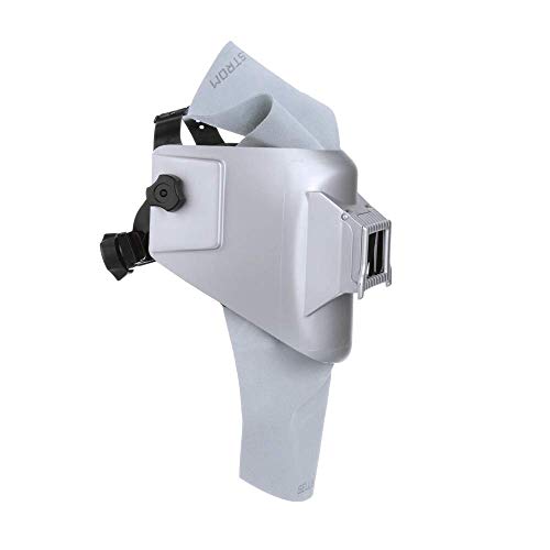 Sellstrom Lightweight, Super Tuff Nylon Shell and Rachet Headgear, Welding Helmet with 4-1/4" x 2" Sel-Snap Lift Front, Tough Thermoplastic Resin, Certified Frustration Free, Silver Coated, S29411