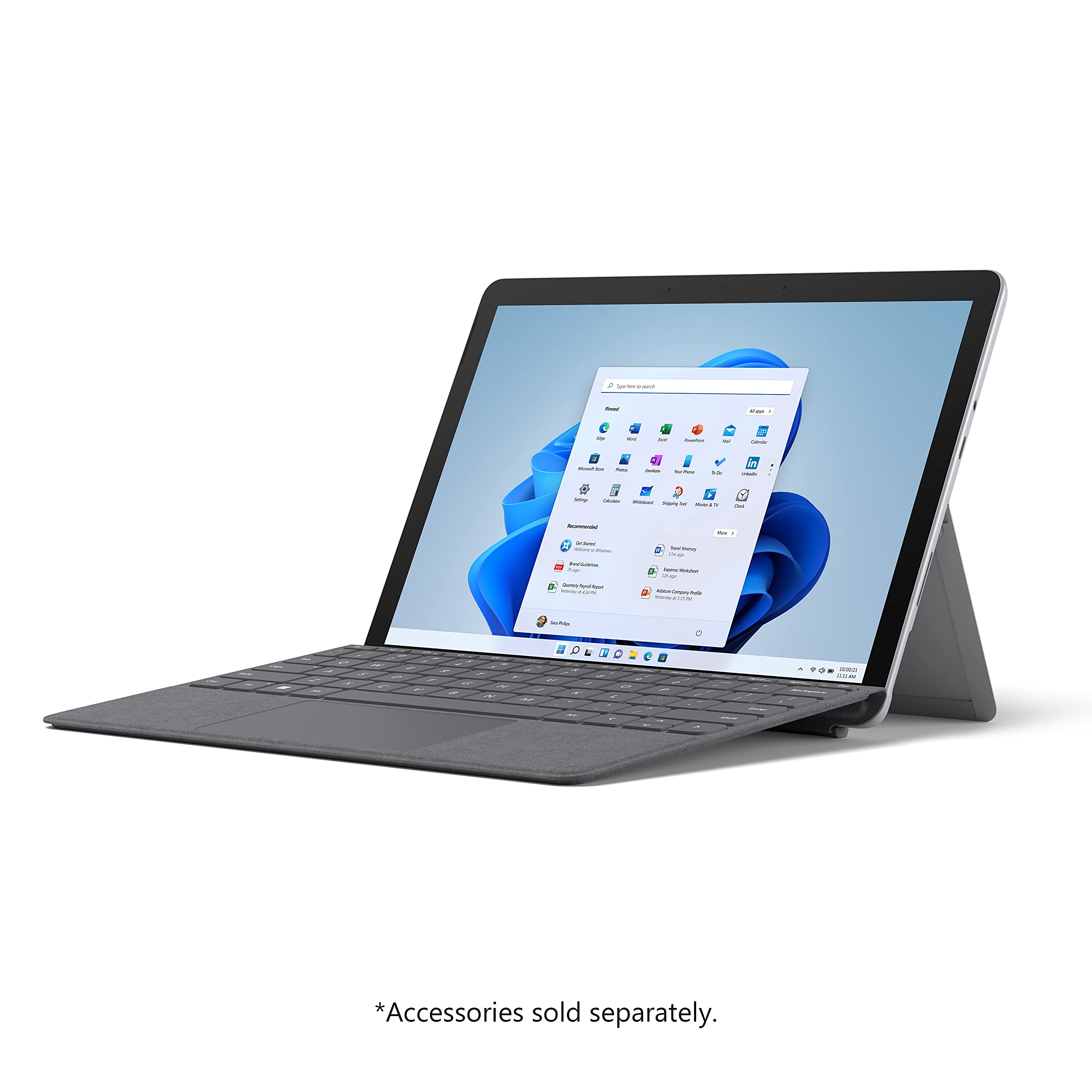 Microsoft Surface Go 3 - 10.5" Touchscreen - Intel® Core™ i3 - 8GB Memory - 128GB SSD - Device Only - Platinum (Latest Model)