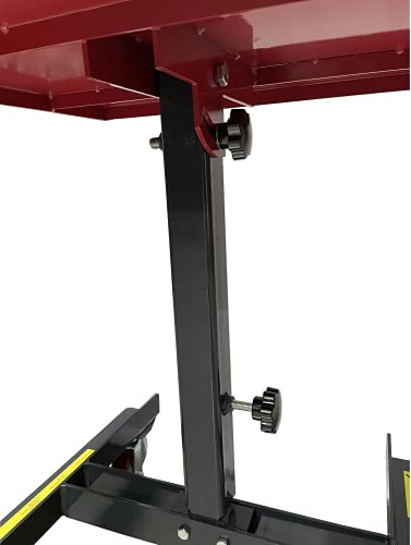 Tilting Work Stand, 150lbs Capacity, Steel, 22x21", 28 to 38" Height, 45 Degree Tilting Work Table/Tilting Stand Pake Handling Tools