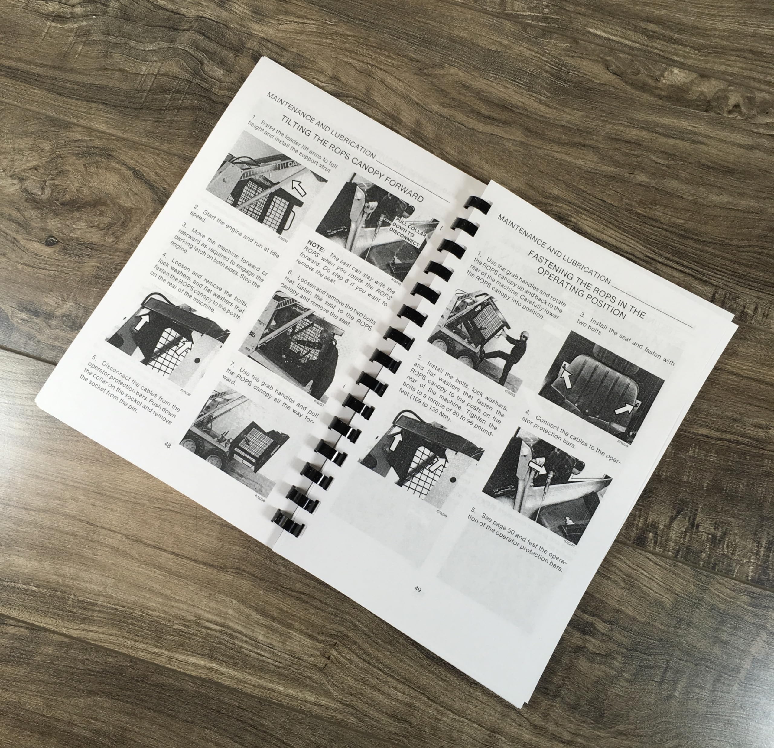 J I Case 1818 Uni-Loader Skid Steer Operators Owners Manual 9-11440 Controls