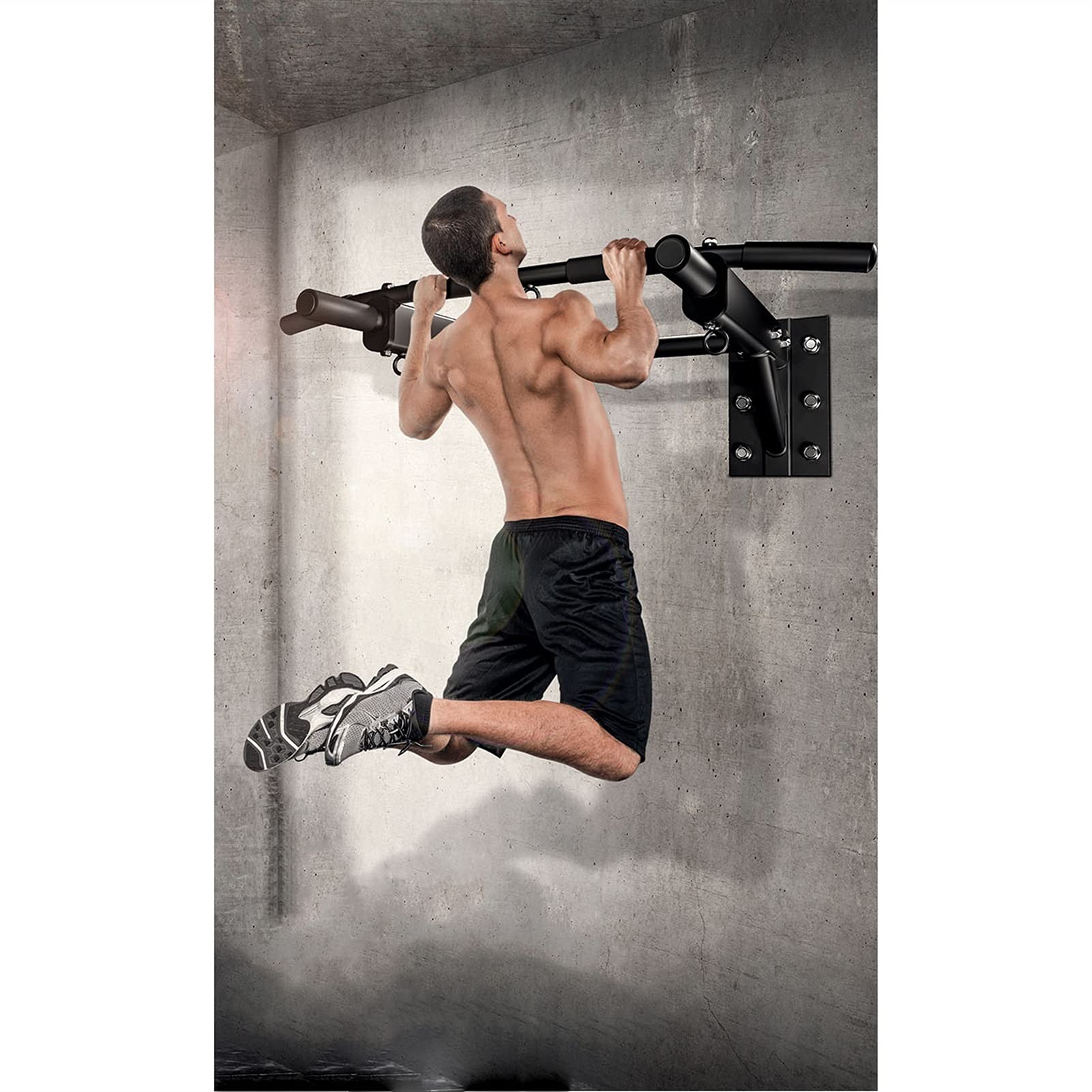 LUYIYI Household Indoor Pull- ups Wall Perforated Ring Pull Rope Swing Children' s Fitness Equipment
