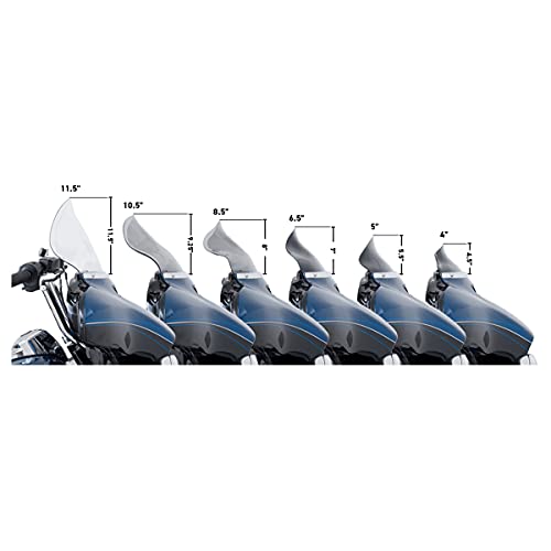 Klock Werks Flare For 2014-2023 FLH (6.5" Dark Smoke)