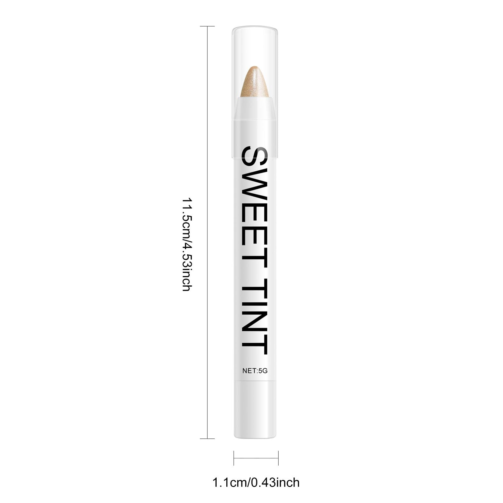KYDA 4 Colors Liner and Eyeshadow Stick, Multiuse Cream Eyeliner Eyeshadow, Lasting Matte Shimmer Tones, All In One Eyes Makeup Stick Set, Colorful Eyeliner & Shadow Pencil, by Ownest Beauty-Set B