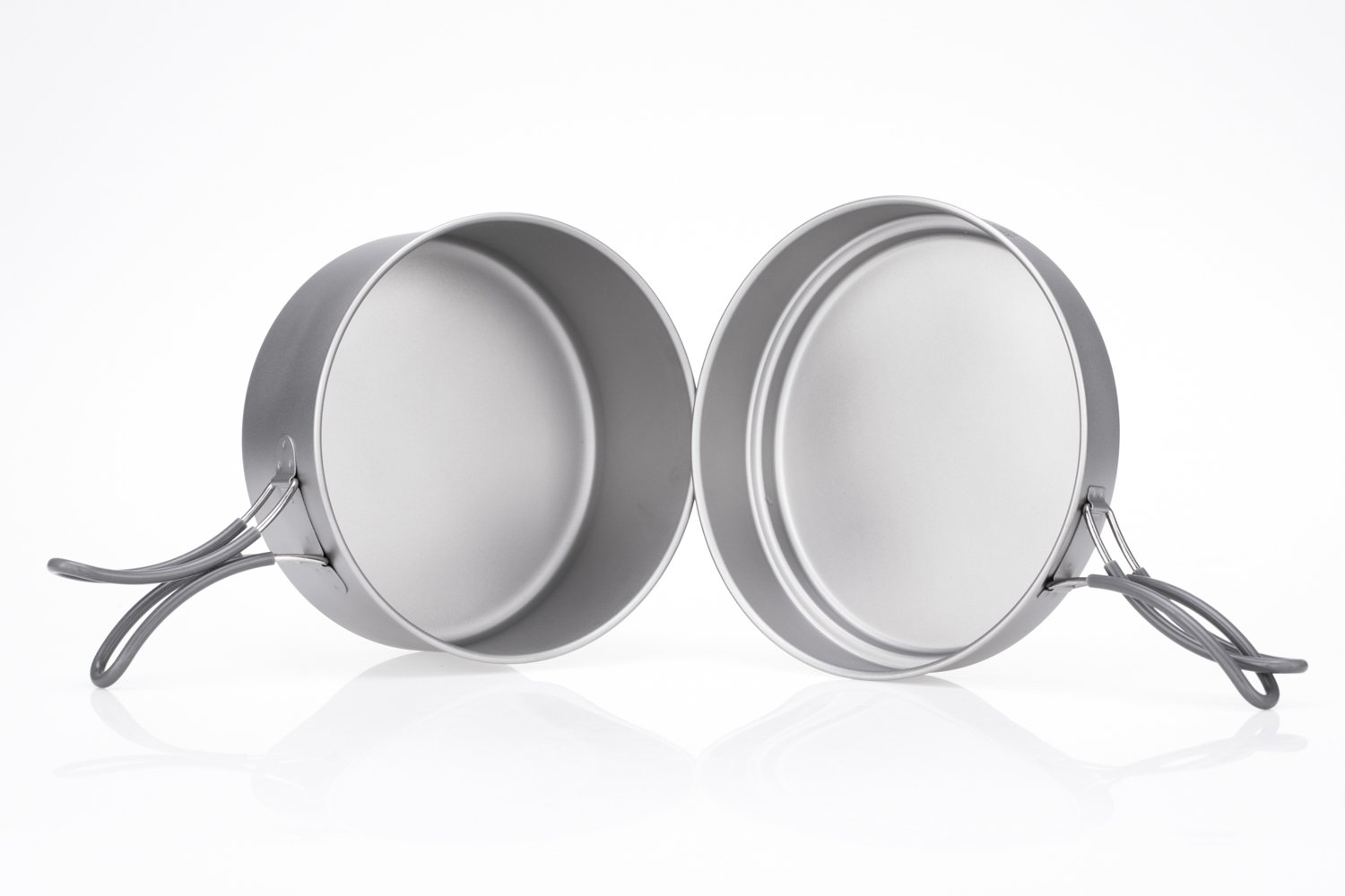 Keith Titanium Ti6017 2-Piece Pot and Pan Cook Set - 2.05 L