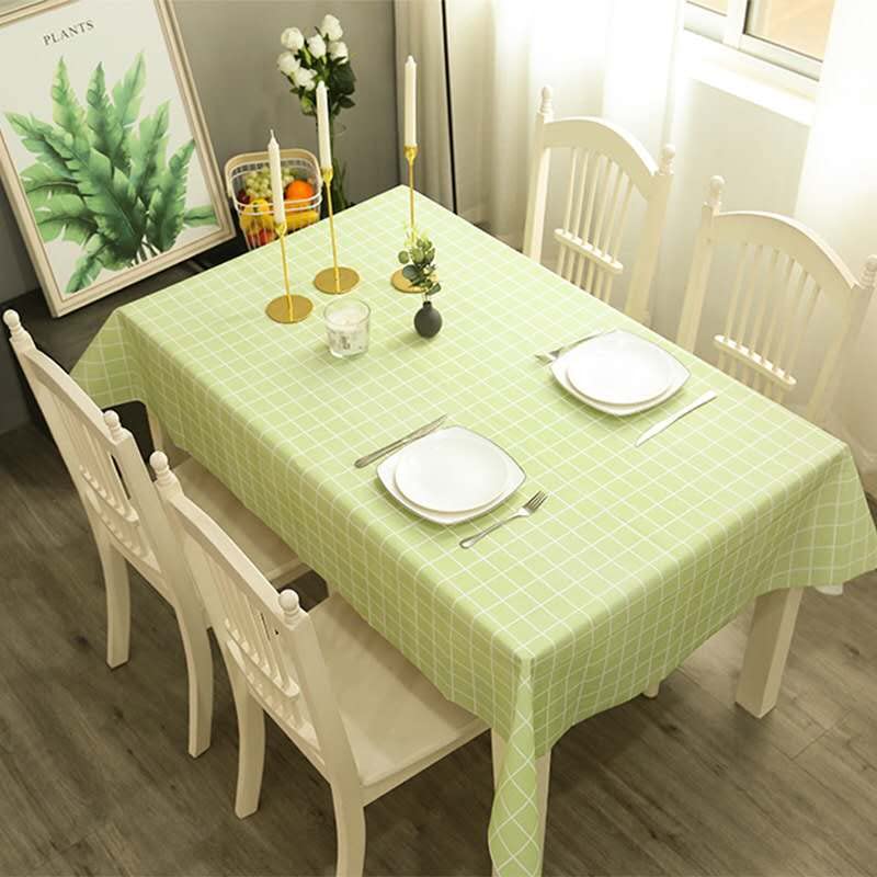 MLQL Nordic Modern Waterproof Tablecloth Rectangular Table Cover Kitchen Wedding Decoration Dining Table Cover A7 140x210cm