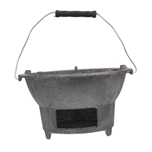 Yardenfun Outdoor Grill Portable Camping Stove Grill for Camping Japanese Dining Table Charcoal Burner Charcoal Outdoor Grills Outdoor Fire Pits Barbecue Grill Stove for Bbq Pig Iron On Foot