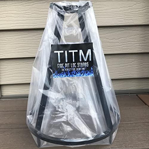 TITM Fire Pit Log and Cooking Stand(Fits All Round, Square, Bottomed, and Bottomless Fire Pits)