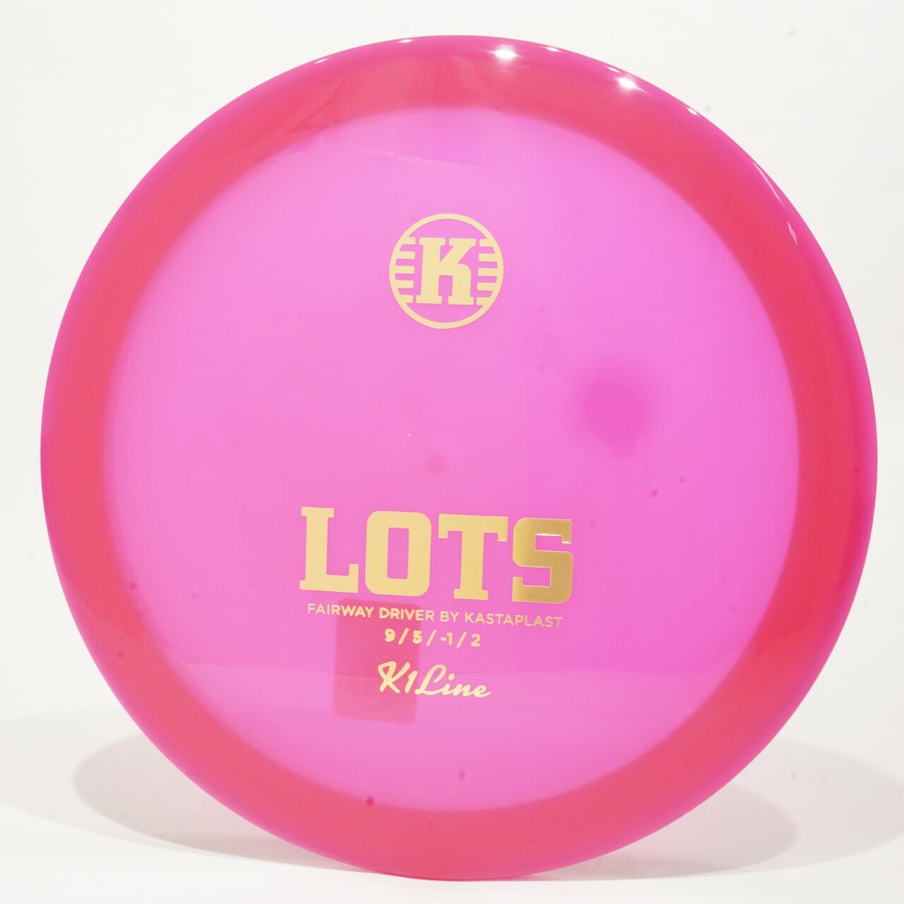 Kastaplast Lots (K1) Fairway Driver Golf Disc, Pick Weight/Color [Stamp & Exact Color May Vary] Pink 160-166 Grams