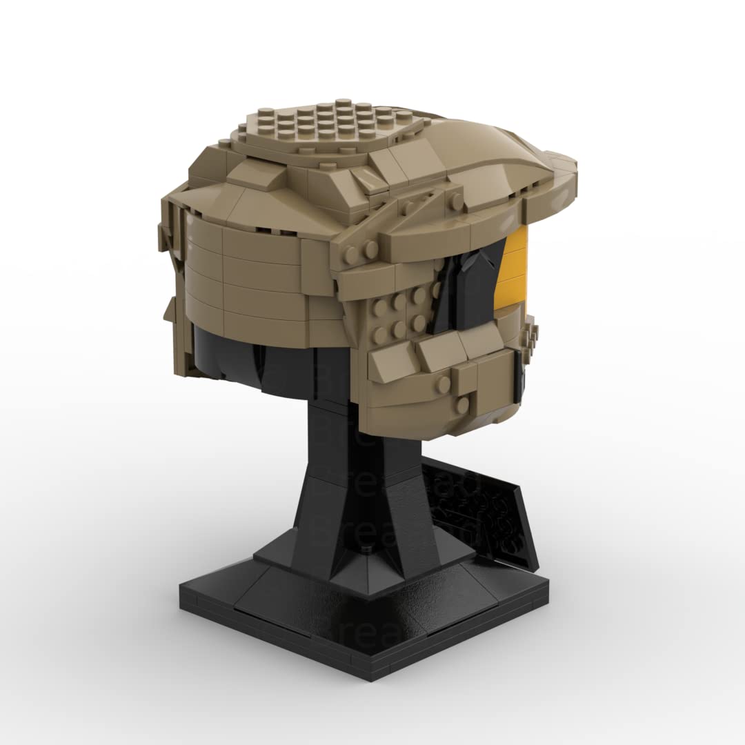 MOCBUILDING Master Chief Series Helmet Model Blocks Toys,for Aldult and Child Brithday Gift Toys.