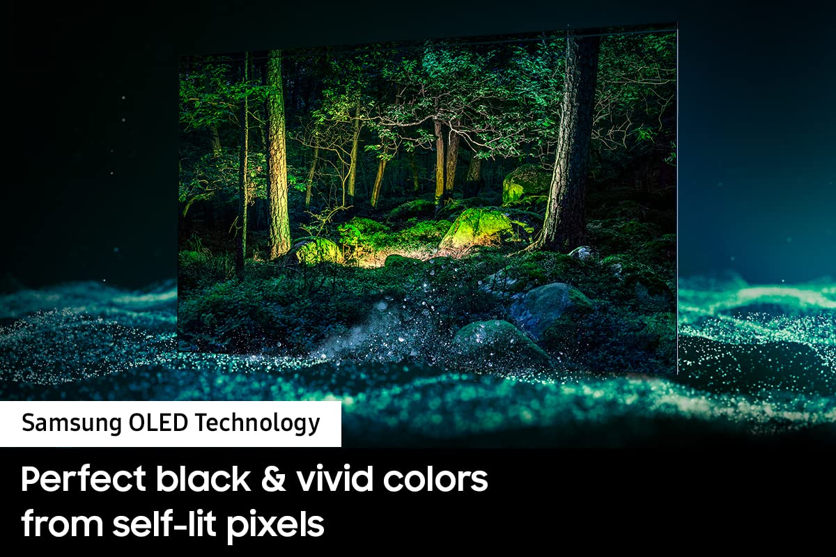 SAMSUNG 55-Inch Class OLED 4K S95B Series - Quantum HDR OLED Self-Illuminating LED Smart TV with Alexa Built-in (QN55S95BAFXZA, 2022 Model) (Renewed)