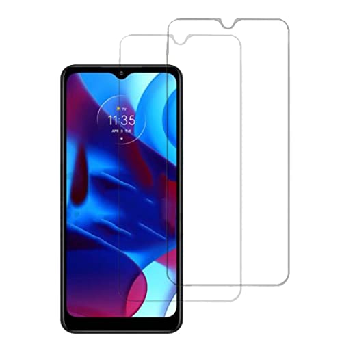 UPONEW for Motorola Moto G Pure Tempered Glass Screen Protector - [2 Pack] Tempered Glass Screen Protector Frontier Protective Protector Clear Cover for Motorola Moto G Pure