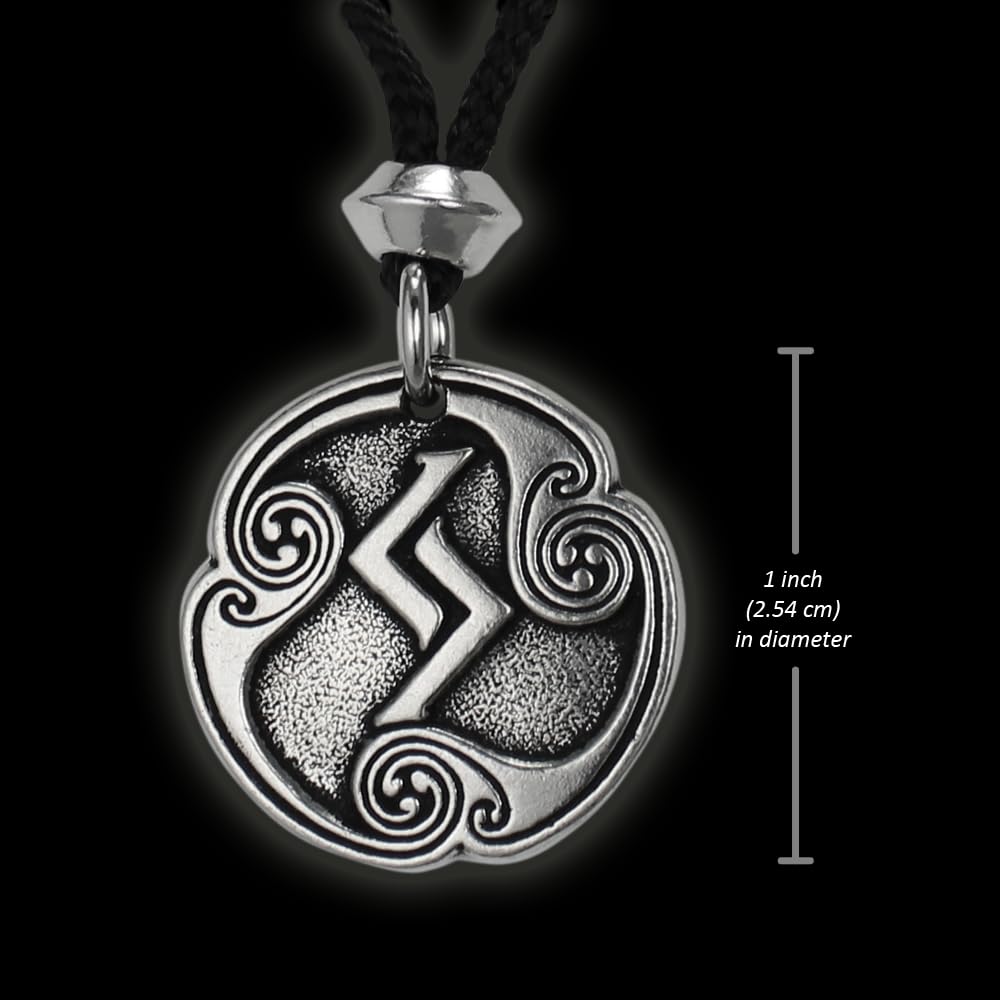 Jera Rune of Harvest Pendant Elder Futhark Rune Necklace - Norse Viking Jewelry