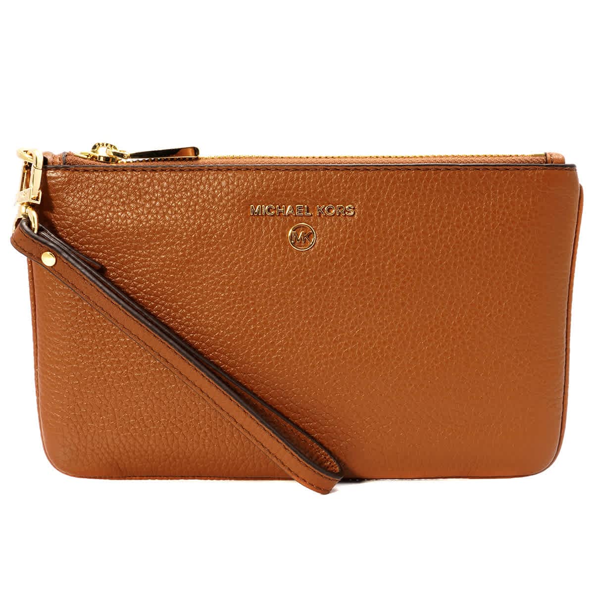 Michael Kors Jet Set Charm Medium Top Zip Wristlet One Size (Luggage)