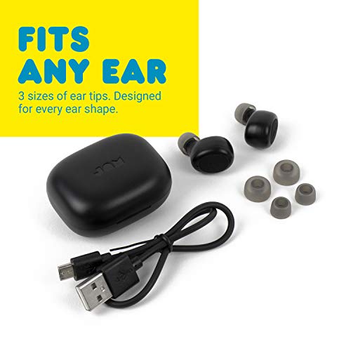 Jam Live Loud Truly Wireless Earbuds | Bluetooth 5.0 | Workout Ready IPX4 Rated, 3 Hour Playtime - 12 with Charging Case