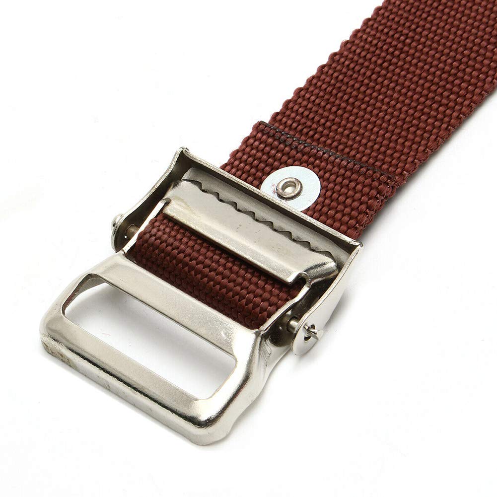 Leg Band Strap, Adjustable Comfort Drywall Home Improvement Stilts Firm Leg Band Straps Loop for Men and Women, Replacement Part for Stilts, Brown