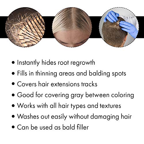jerome russell Hair Color Thickener for Thinning Hair, Brown/Blonde, 3.5 Ounce