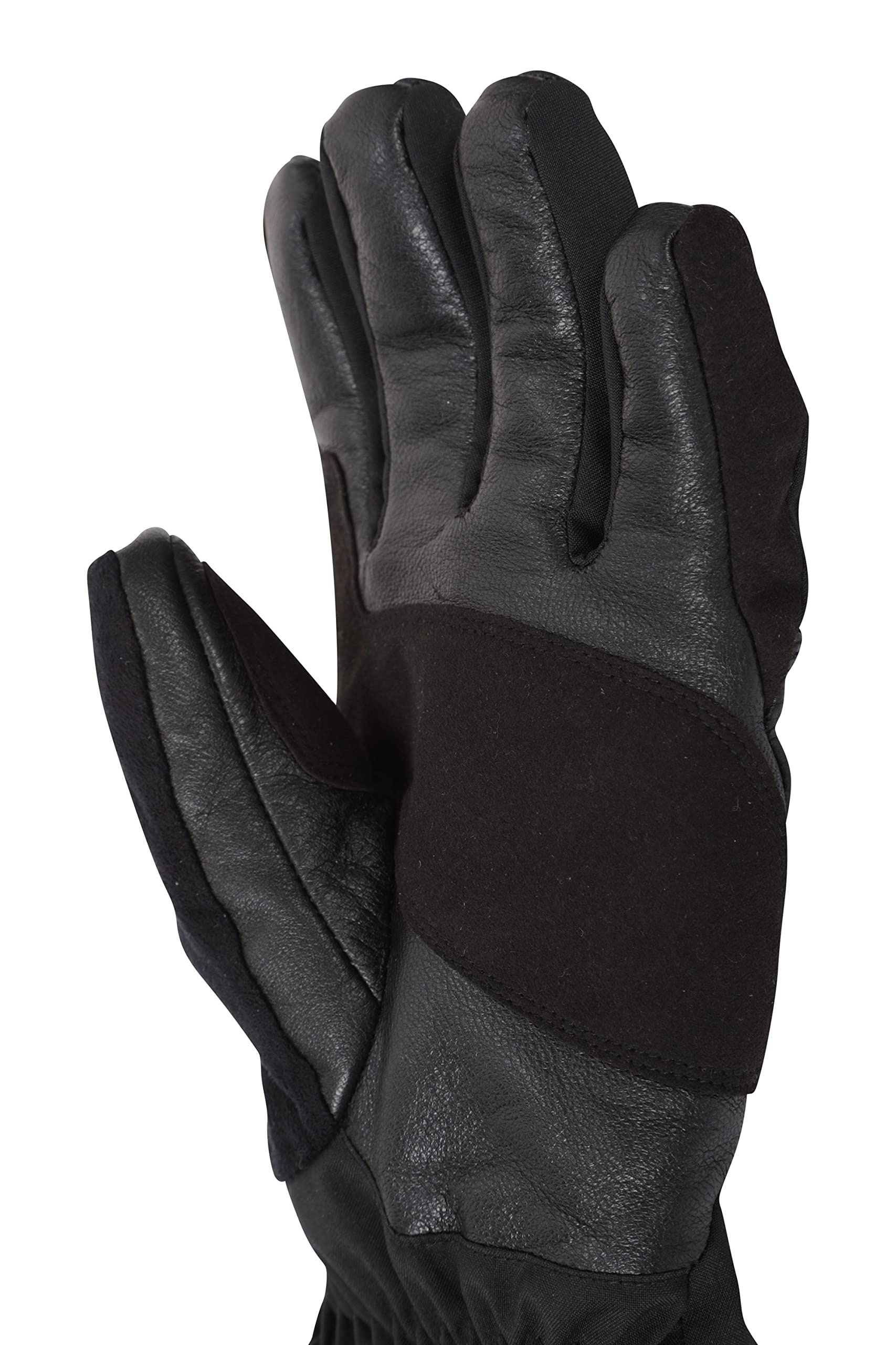 Mountain Warehouse Ultra Everest Unisex Ski Gloves - Waterproof, Breathable, Mens & Womens Black Medium