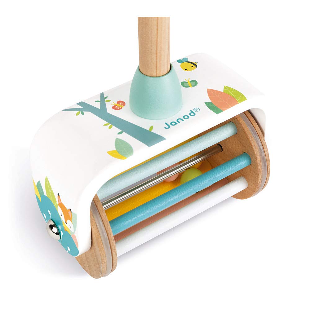Janod Pure Adjustable Height Push-Along Toy - Ages 18+ Months - J05154