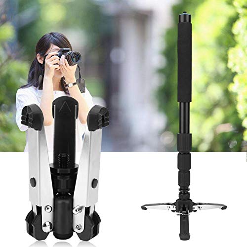 LYSOZ Tripod Base,Universal Mini Three Feet Support Stand Tripod Monopod Base with 3/8in Mounting Screw,Used for DSLR Camera, Video Camcorder, Mobile Phone and Action Cameras