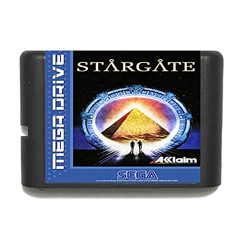 Stargate 16 Bit MD Game Card For Sega Mega Drive For Genesis (Black)