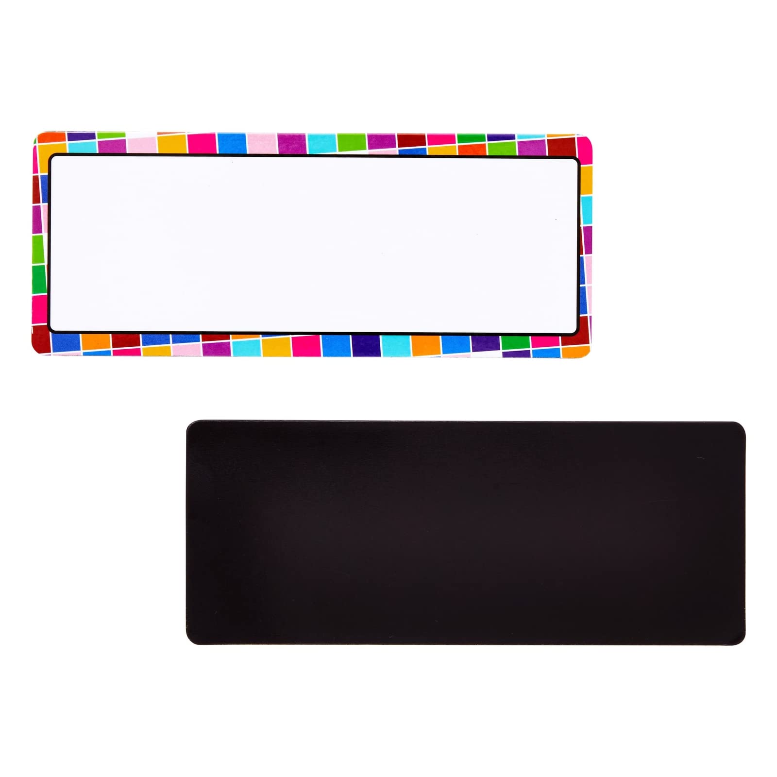 Juvale 36 Pack Magnetic Dry Erase Labels to Write On for Classroom Whiteboard (6 Designs 2x5 in)